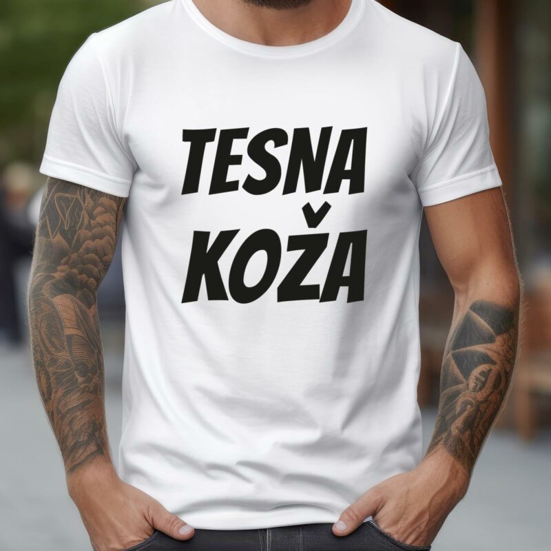 Bedruckte T-Shirts Sprüche - Tesna Koza
